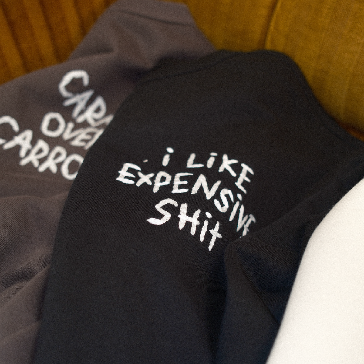 I Like Expensive Sh*t (Black) Sweatshirt | DIAMONDS + SWEATSHIRTS