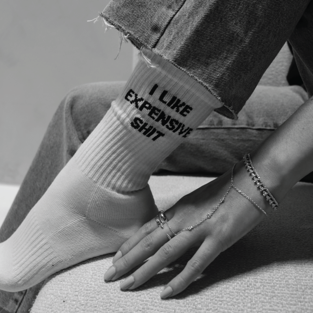 I Like Expensive Sh*t Socks | DIAMONDS + SWEATSHIRTS